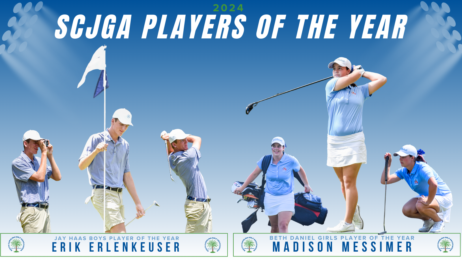 Erik Erlenkeuser and Madison Messimer Named South Carolina Junior Golf
