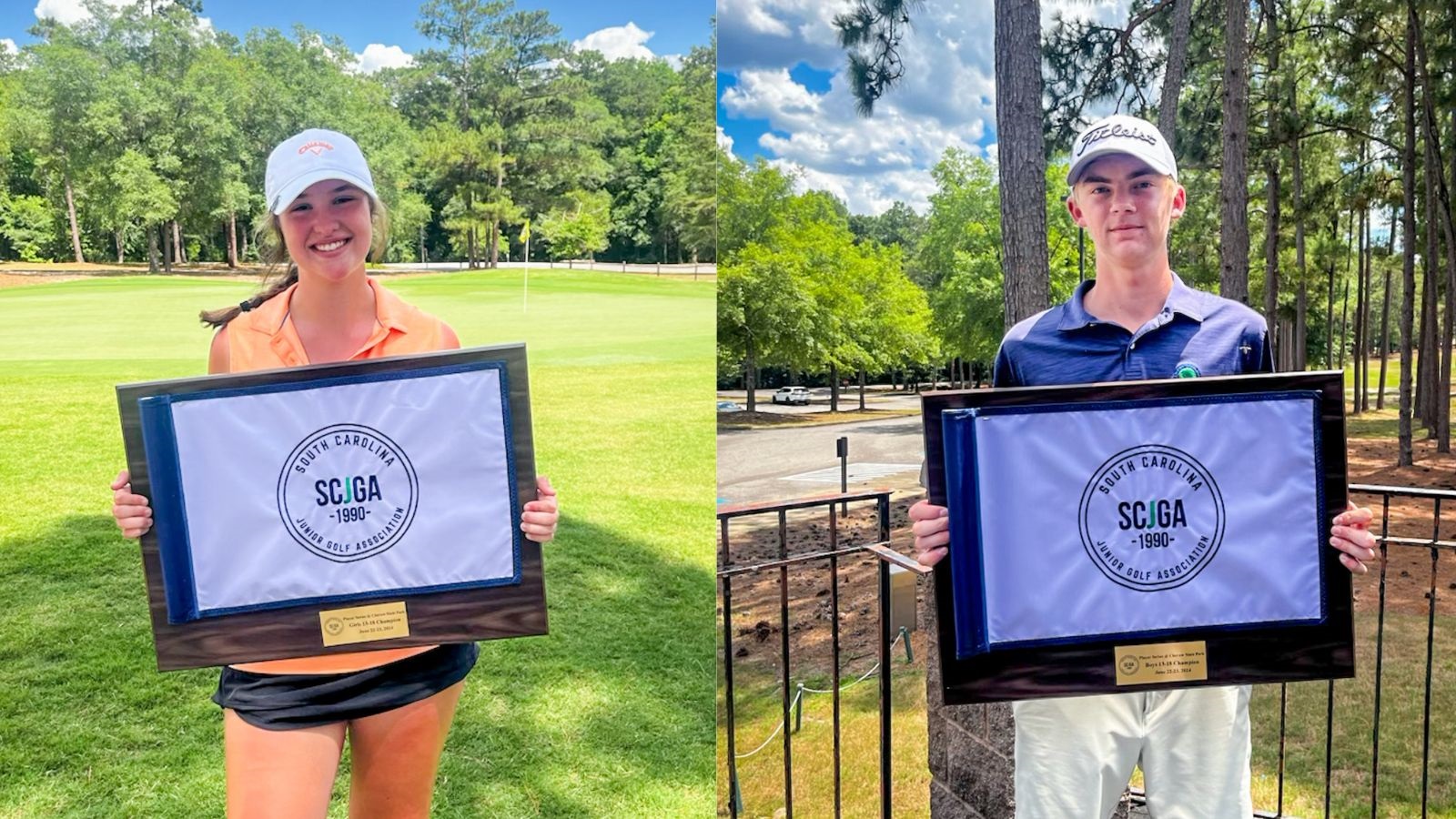 Jordan and Herron Crowned Champions at Cheraw State Park | SCJGA