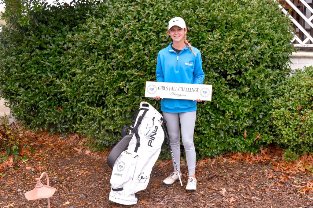 Olivia Roberts Crowned Champion of the Girls Fall Challenge | SCJGA