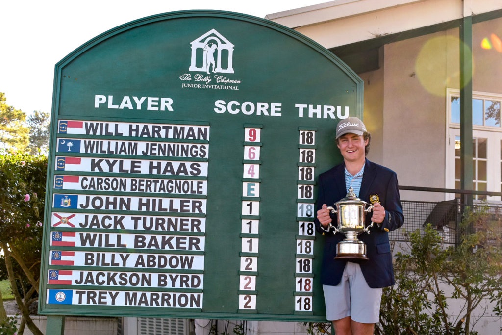 Will Hartman Claims 28th Bobby Chapman Junior Invitational Title | SCJ